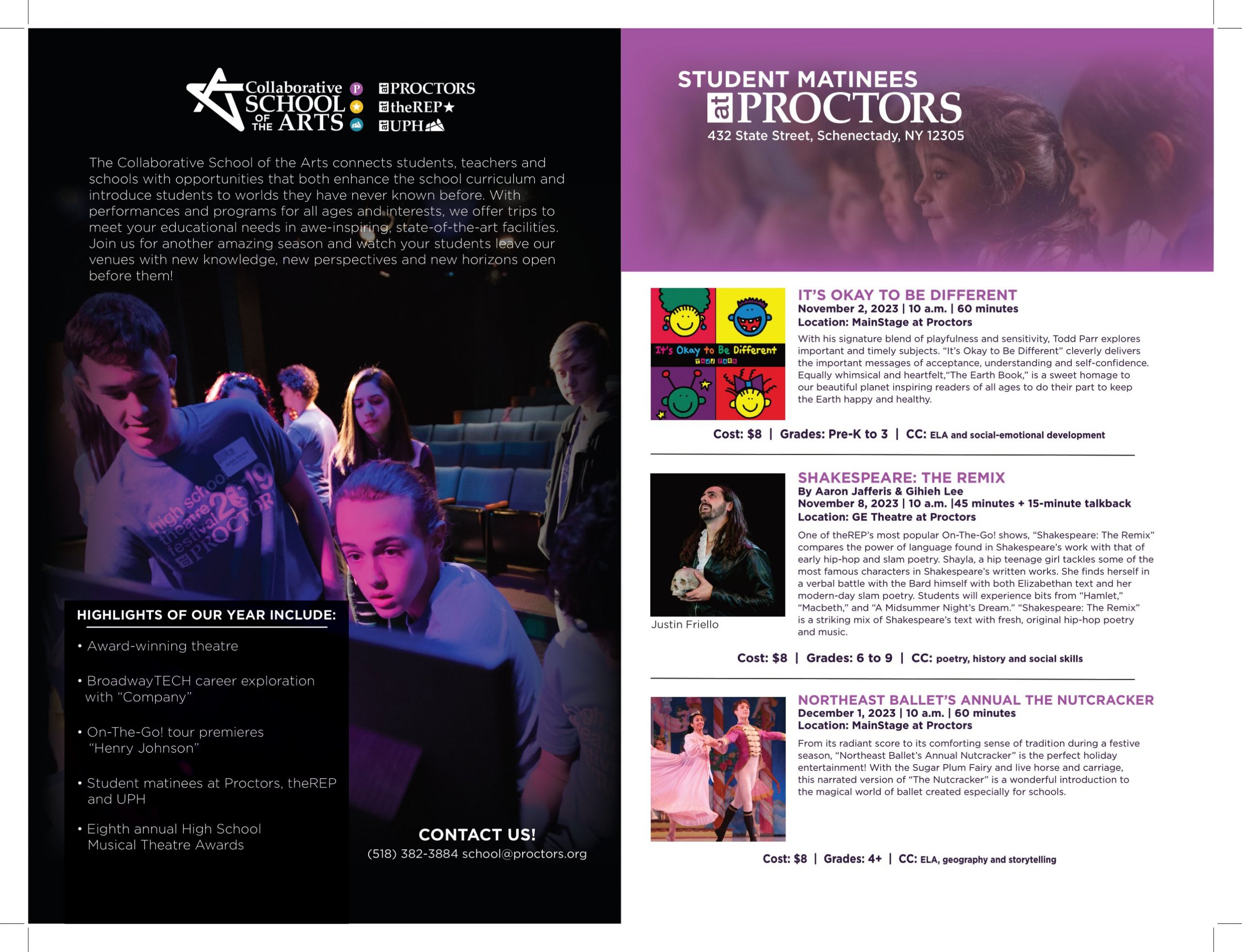 2023 Classroom Brochure V17 02 Collaborative School Of The Arts